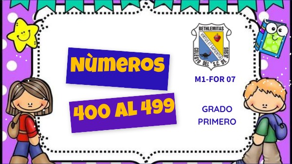 Numeros de 400 al 499 numeros entre PowerPoint Spanish resources ...