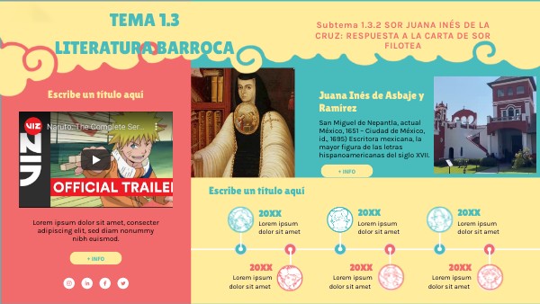 SOR JUANA INÉS DE LA CRUZ | Genially