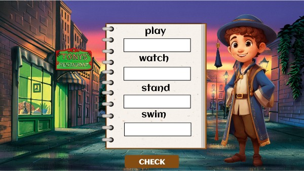 present continuous spelling | Genially