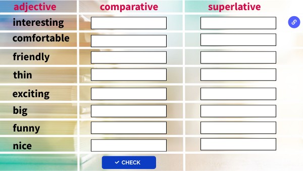 comparative and superlative | Genially
