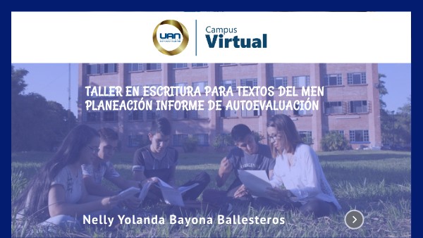 Curso taller de escritura del MEN | Genially