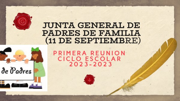 PRIMERA REUNION PADRES