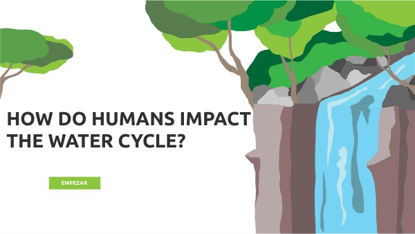 Human impact in water cycle