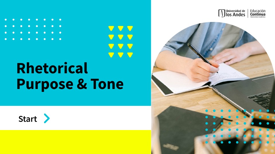 Rhetoric purpose & tone