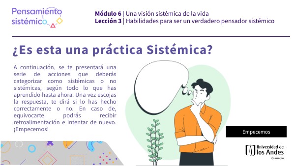 M6. L4. ¿Es esta una solución sistémica? | Genially