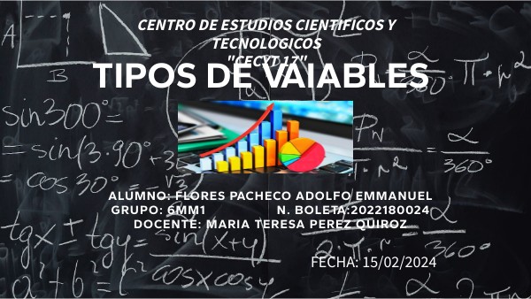 TIPOS DE VARIABLES | Genially