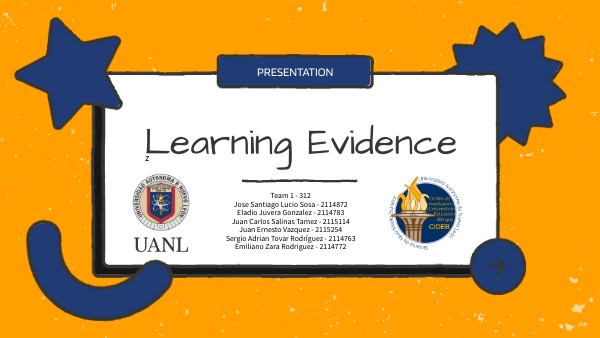 Learning Evidence Stage 4 Team 1 | Genially