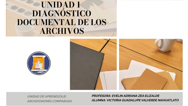 UNIDAD 1 DIAGNÓSTICO DOCUMENTAL DE LOS ARCHIVOS | Genially