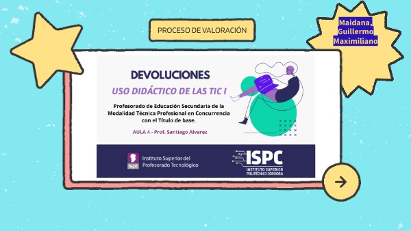 Guillermo Maidana- USO DIDÁCTICO DE LAS TIC I - DEVOLUCIONES | Genially