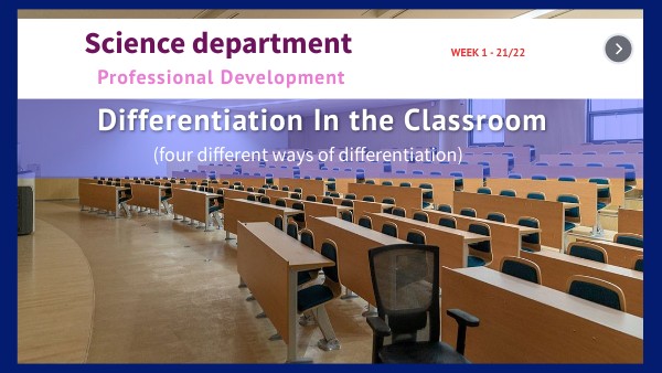 Differentiation In the Classrooms | Genially