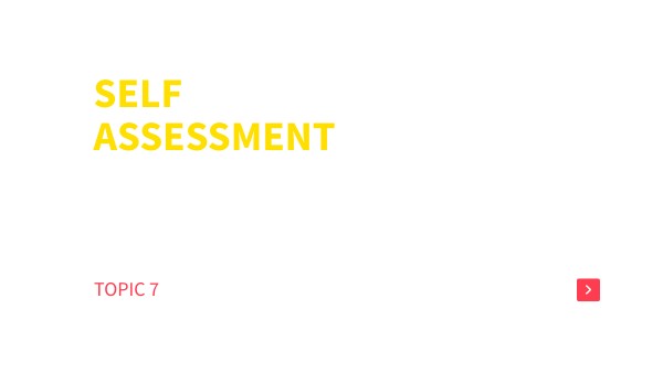 SELF ASSESSMENT TOPIC 7 | Genially