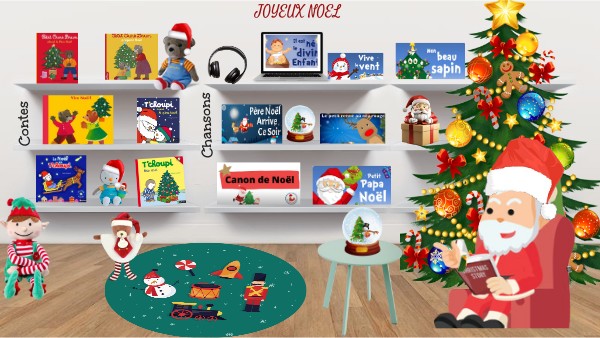 Librairie virtuelle noël | Genially