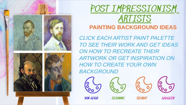 UNIT 4 ARTIST BACKGROUND IDEAS