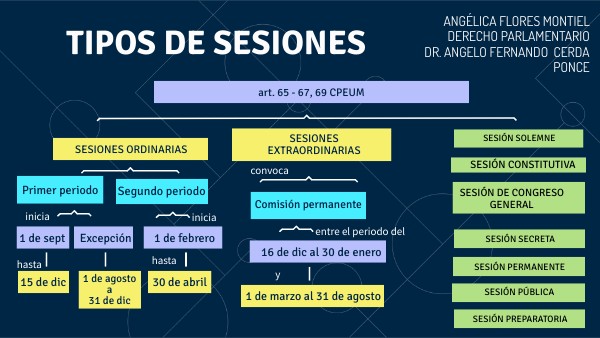 MAPA CONCEPTUAL TIPOS DE SESIONES | Genially