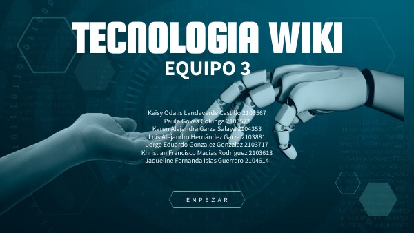 Presentacion wiki Equipo 3