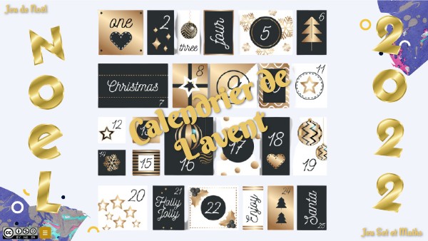 Calendrier de l Avent Jeu set et Maths - Maths en Cycle 3 | Genially