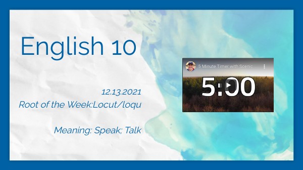 ENG 10 WEEK 16 | Genially