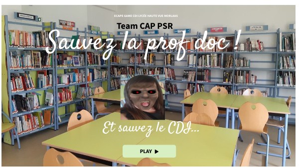Team CAP PSR Escape game CDI LP Haute vue
