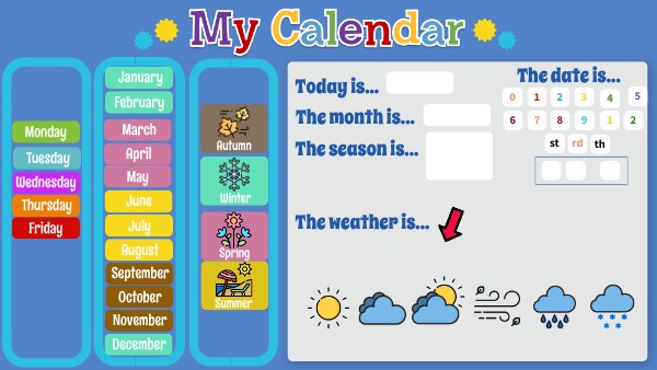 Date and weather | Genially