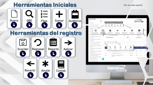 Herramientas Transacciones SEVEN ERP