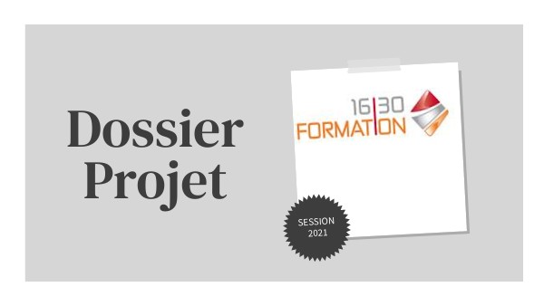 DOSSIER PROJET | Genially
