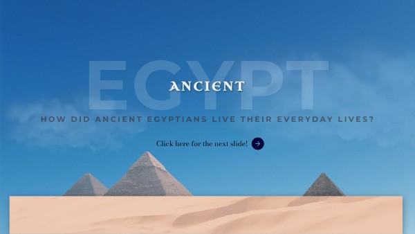 Everyday Life in Ancient Egypt