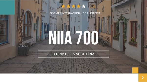 PRESENTACIÓN NIA 700 | Genially