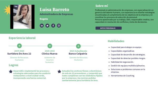 CV GENIAL | Genially