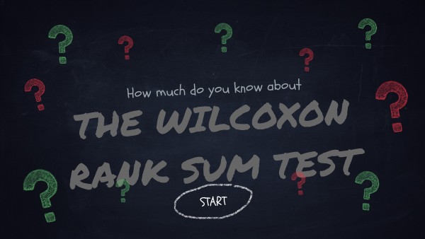 Quiz - wilcoxon rank sum test JIM212 | Genially