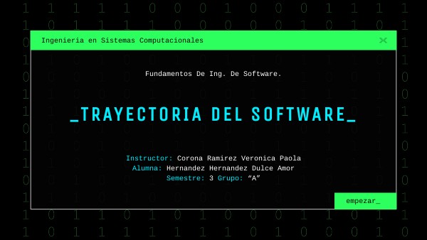 Trayectoria del Software