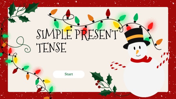 ENGLISH 1VERB (simple present tense, simple past tense) | Genially