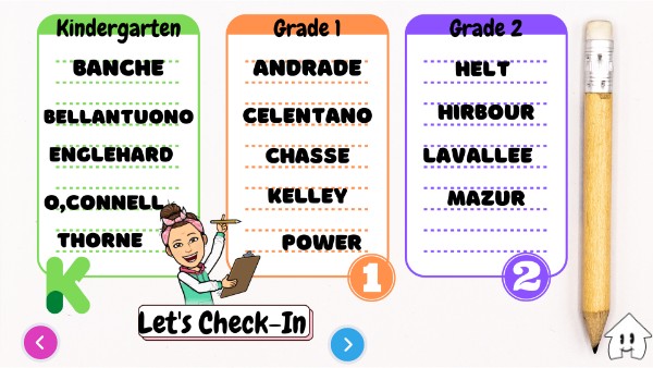 Copy - Let's Check-In (Menu) | Genially