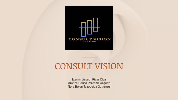CONSULT VISION | Genially