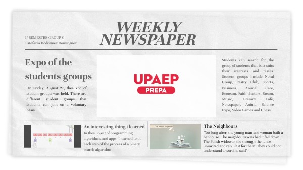 Weekly newspaper