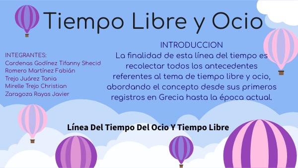 TIEMPO LIBRE Y OCIO