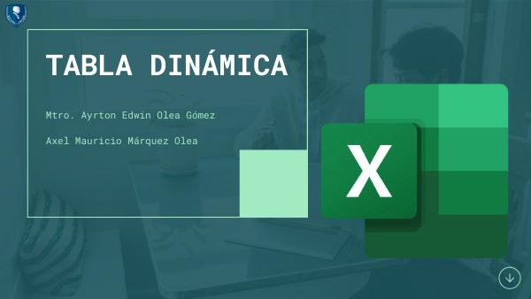 Tabla Dinámica (Excel) | Genially