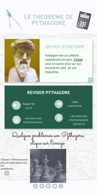 RAPPEL Pythagore 3e | Genially