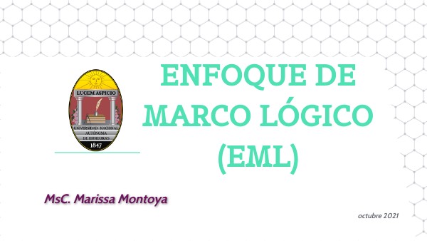 Enfoque de Marco Lógico (EML) | Genially