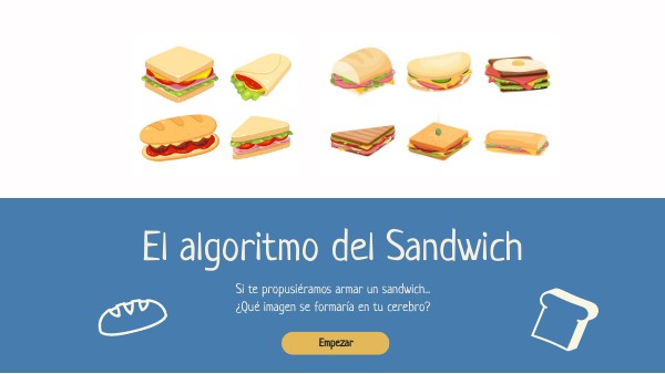 R-Makey-Makey - U1 - El algoritmo del Sándwich | Genially