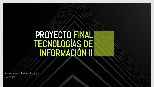 PROYECTO FINAL TECNO