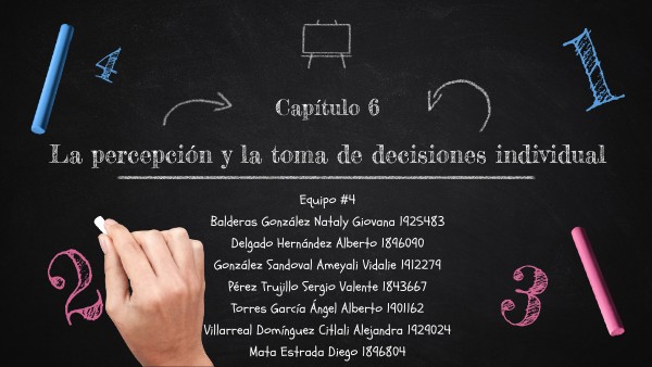 PRESENTACIÓN CAP 6 COMPORTAMIENTO ORG.