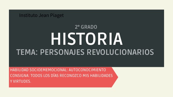 2do. 12ª Historia personajes | Genially