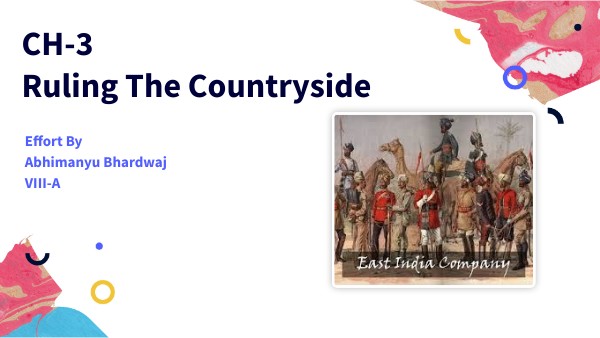 History CH-3 Ruling The Countryside | Genially