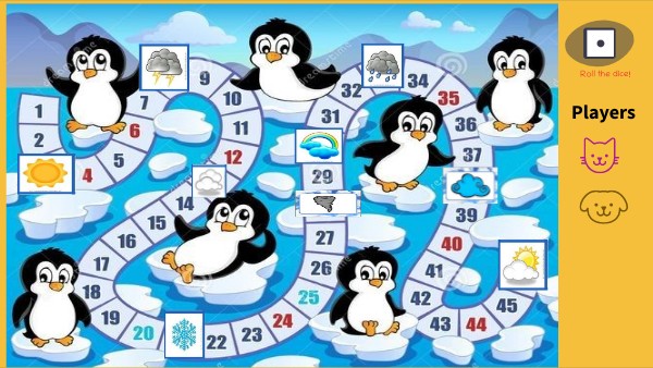 Board game-Weather | Genially