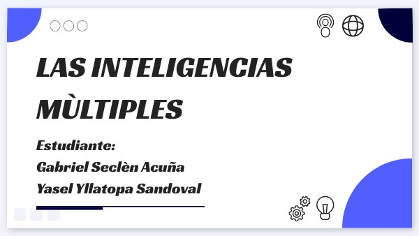 Presentacion las inteligencias múltiples | Genially
