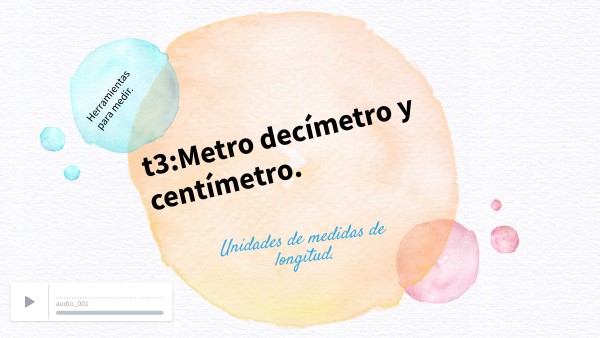 t3 METRO,DECÍMETRO Y CENTÍMETRO. | Genially
