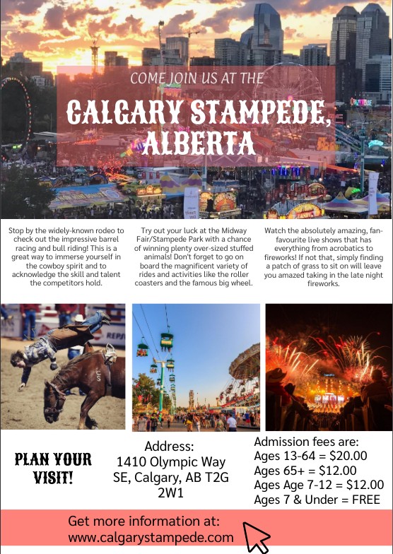 Calgary Stampede - Geography assignment