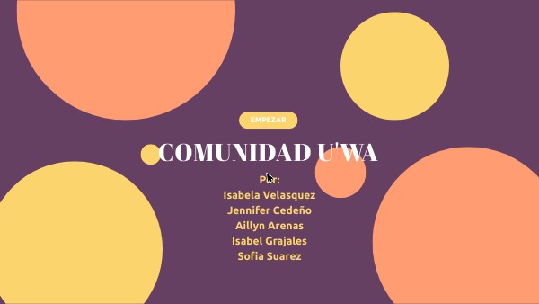 COMUNIDAD U'WA | Genially