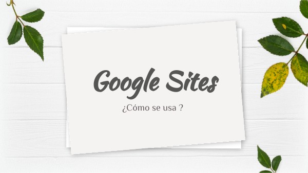 Google sites