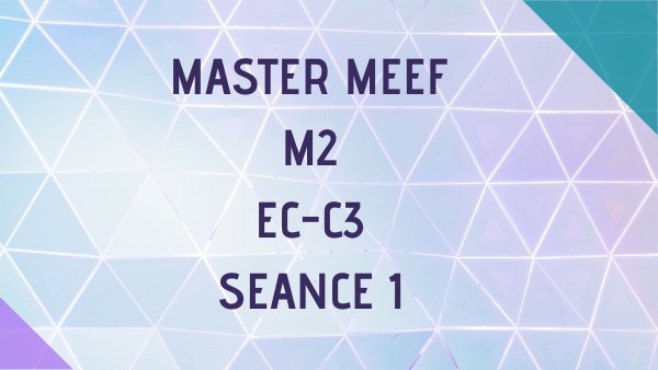 Séance 1 EC-C3 M2 | Genially